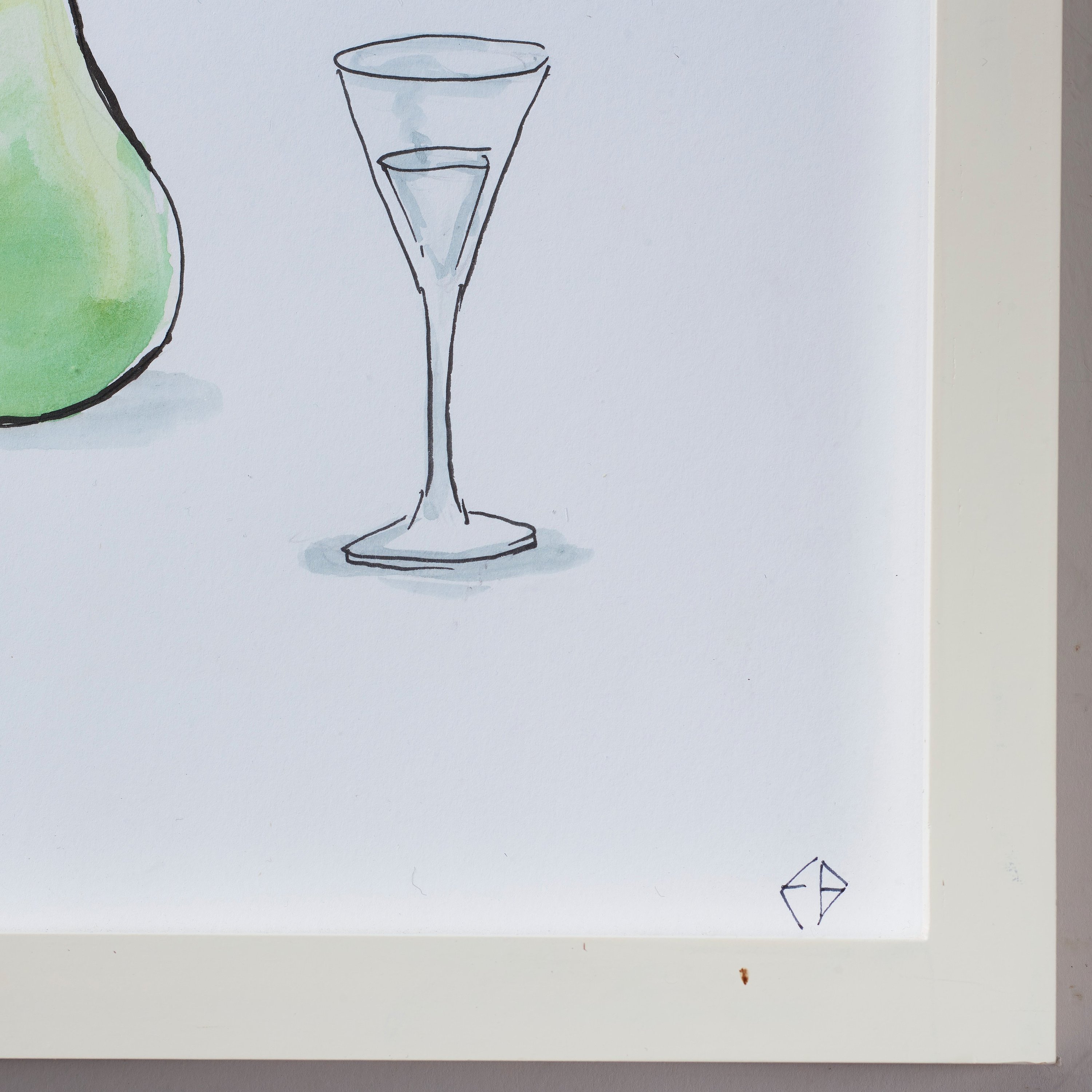 Ernst Billgren, "Nubbe och frukt i spegel". - Bukowskis