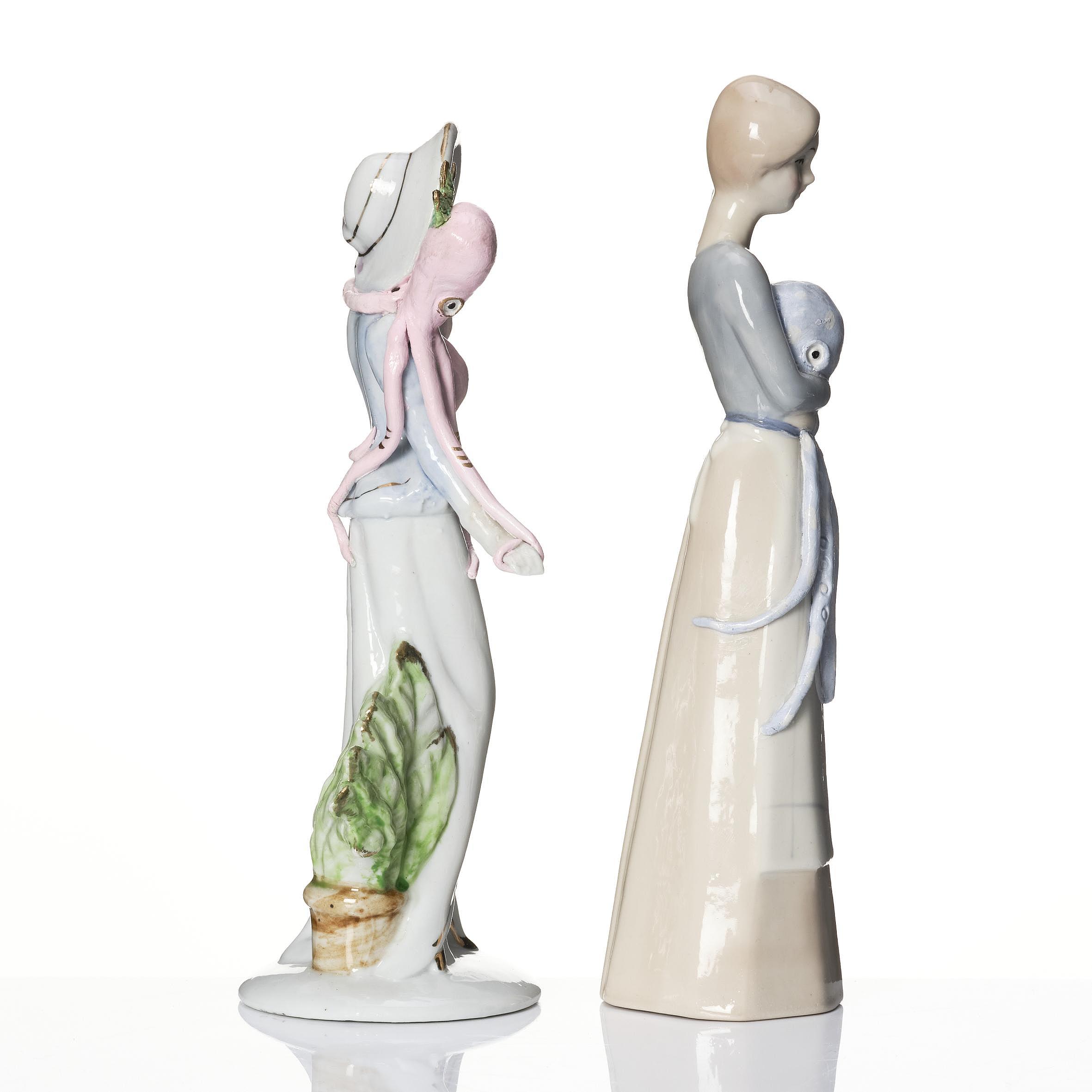 Ola Niklasson, Two women with octopuses. - Bukowskis