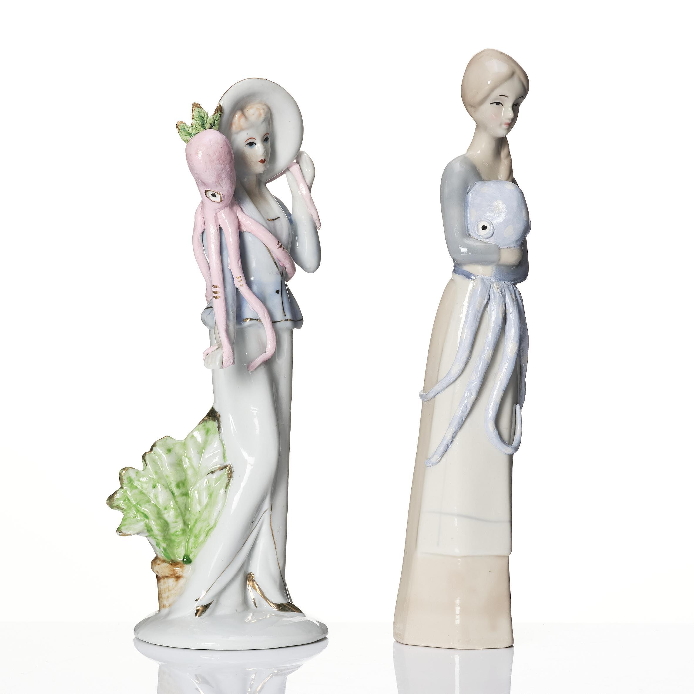 Ola Niklasson, Two women with octopuses. - Bukowskis