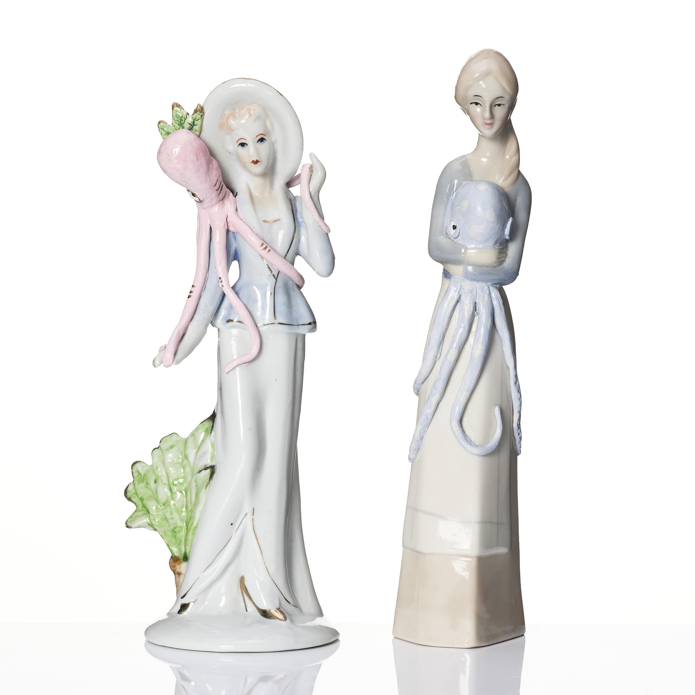 Ola Niklasson, Two women with octopuses. - Bukowskis