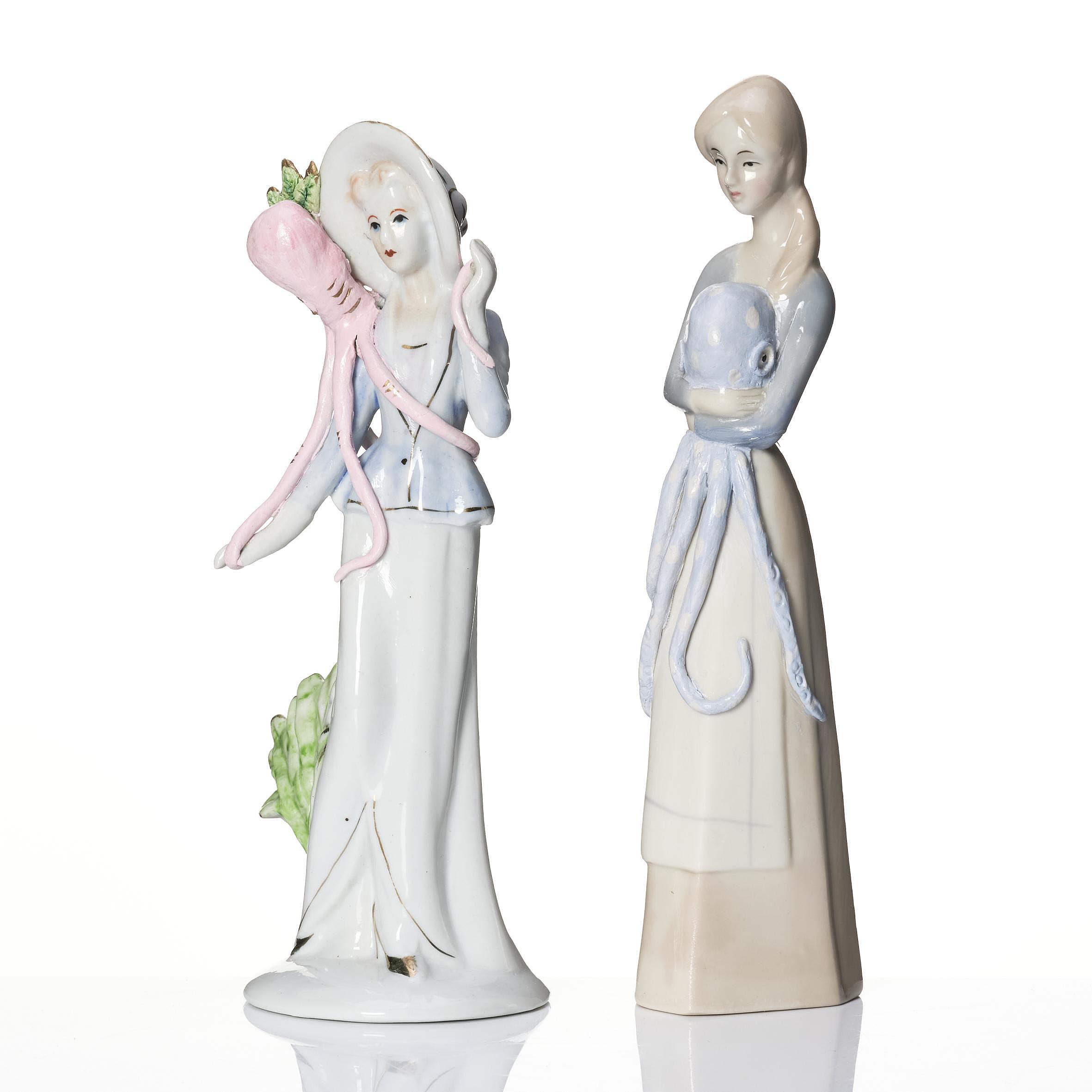 Ola Niklasson, Two women with octopuses. - Bukowskis