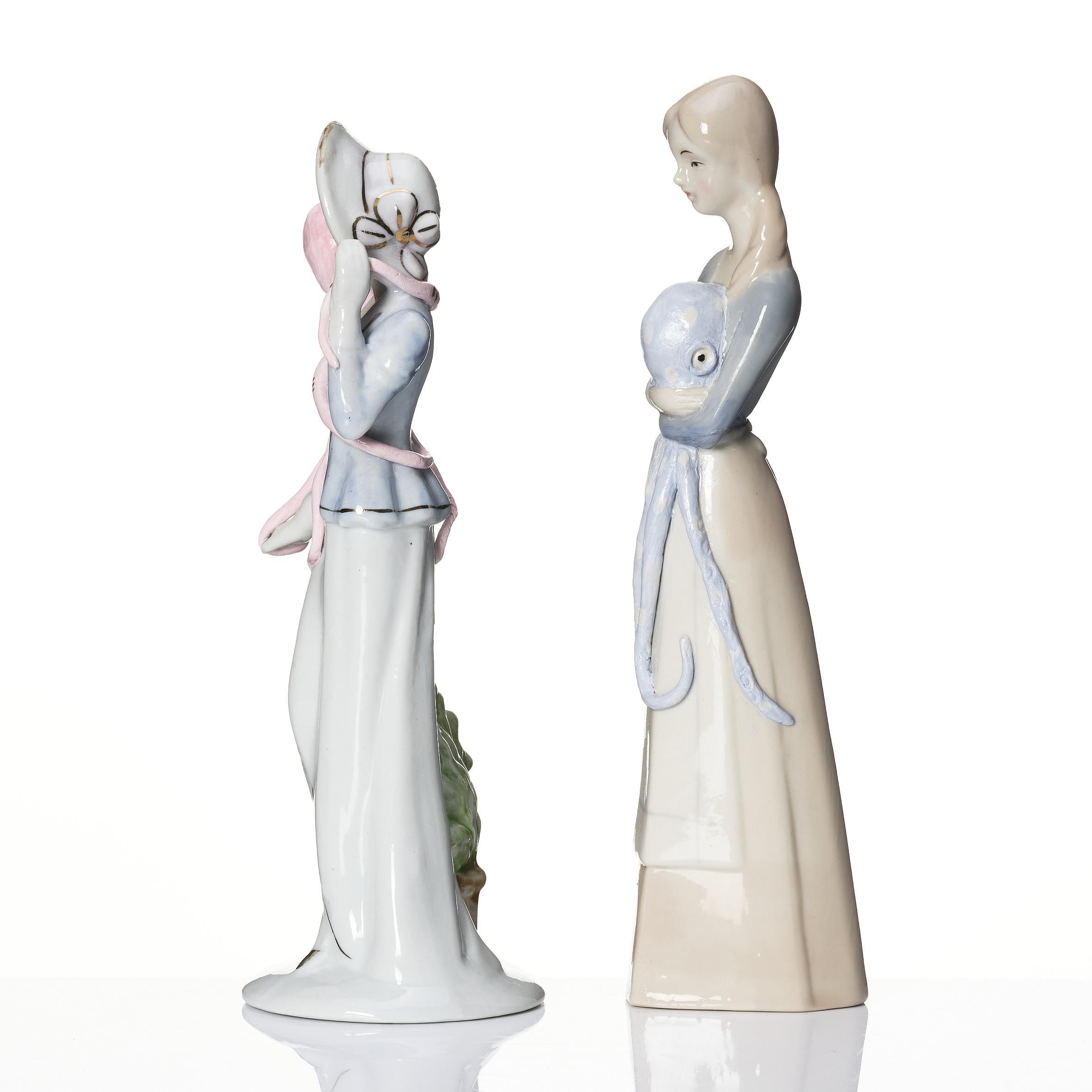 Ola Niklasson, Two women with octopuses. - Bukowskis