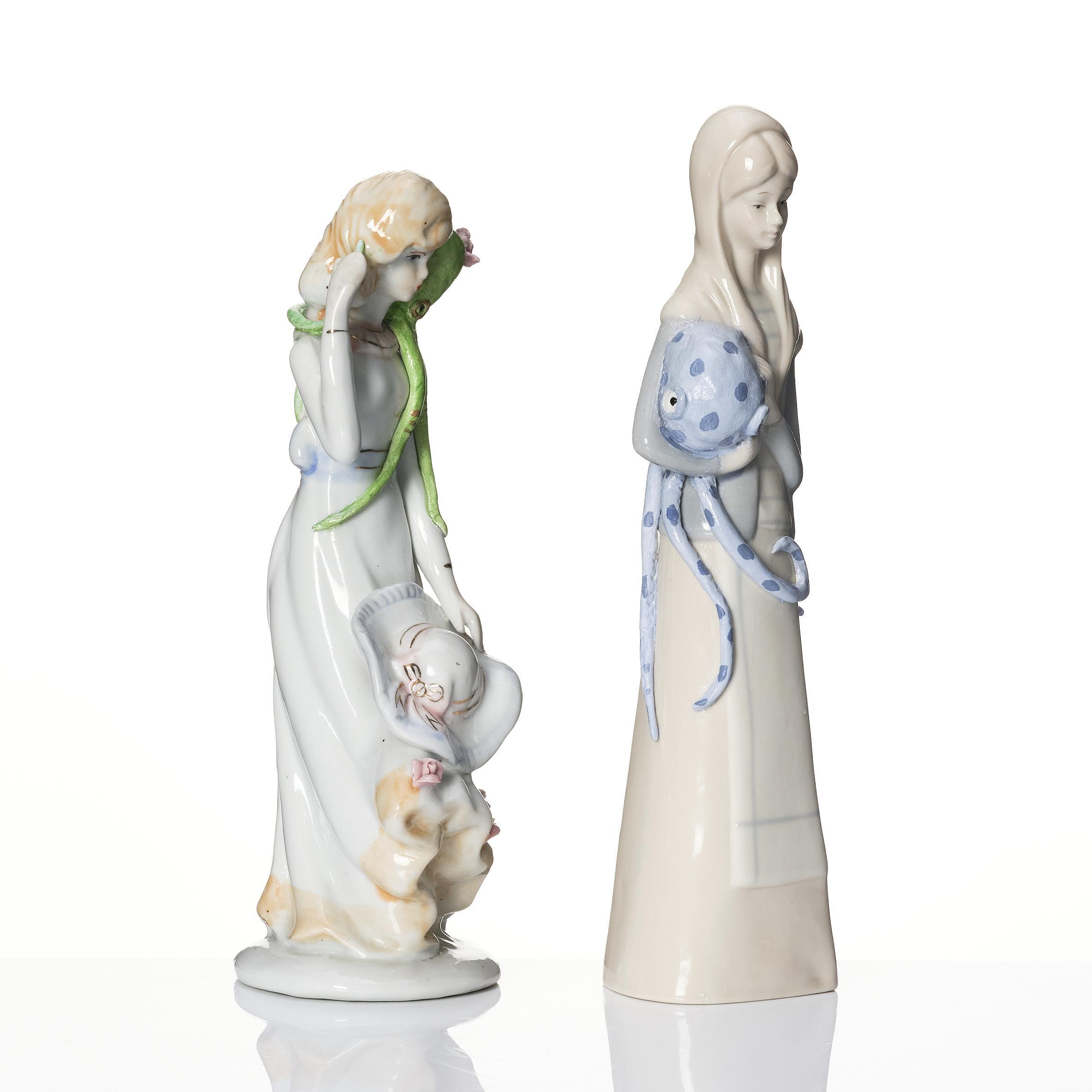 Ola Niklasson, Two women with octopuses. - Bukowskis