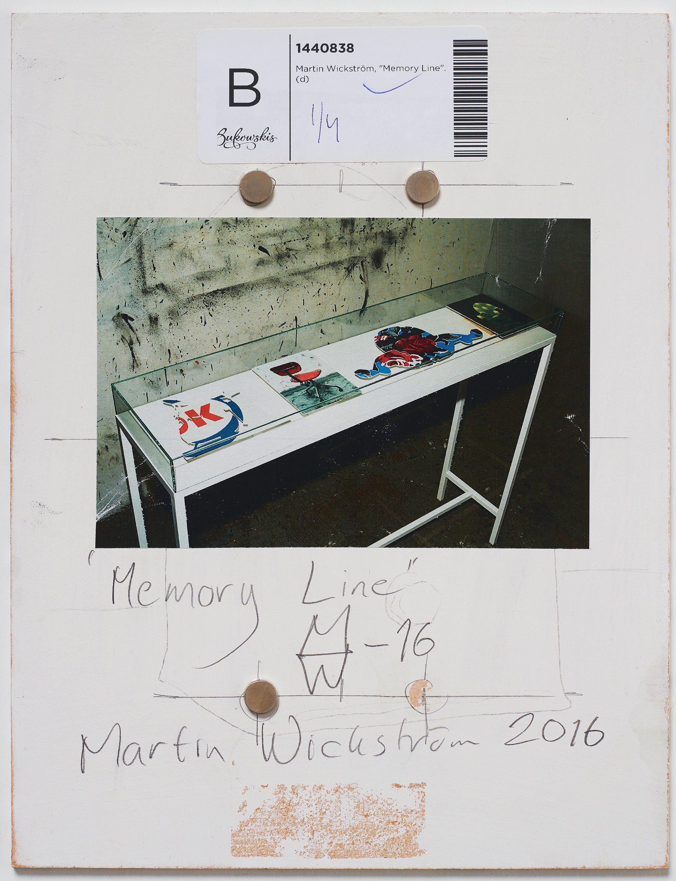 Martin Wickström, "Memory Line". - Bukowskis