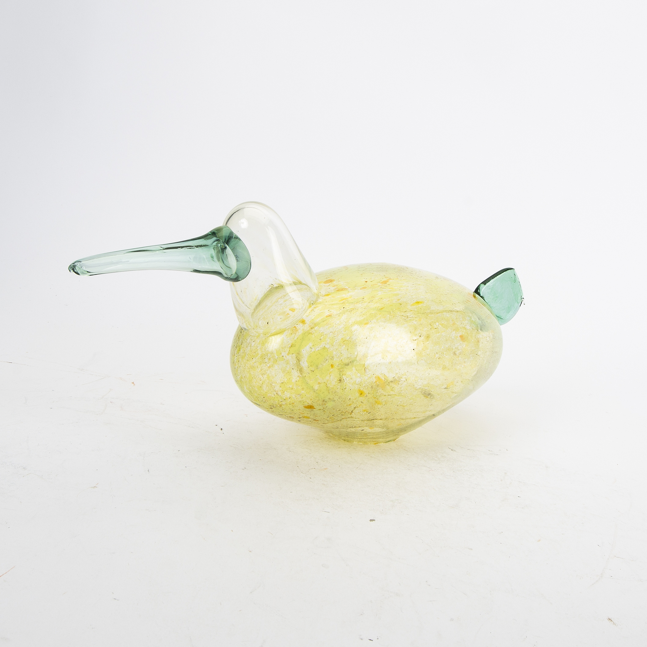 Oiva Toikka, a signed unique glass bird. - Bukowskis