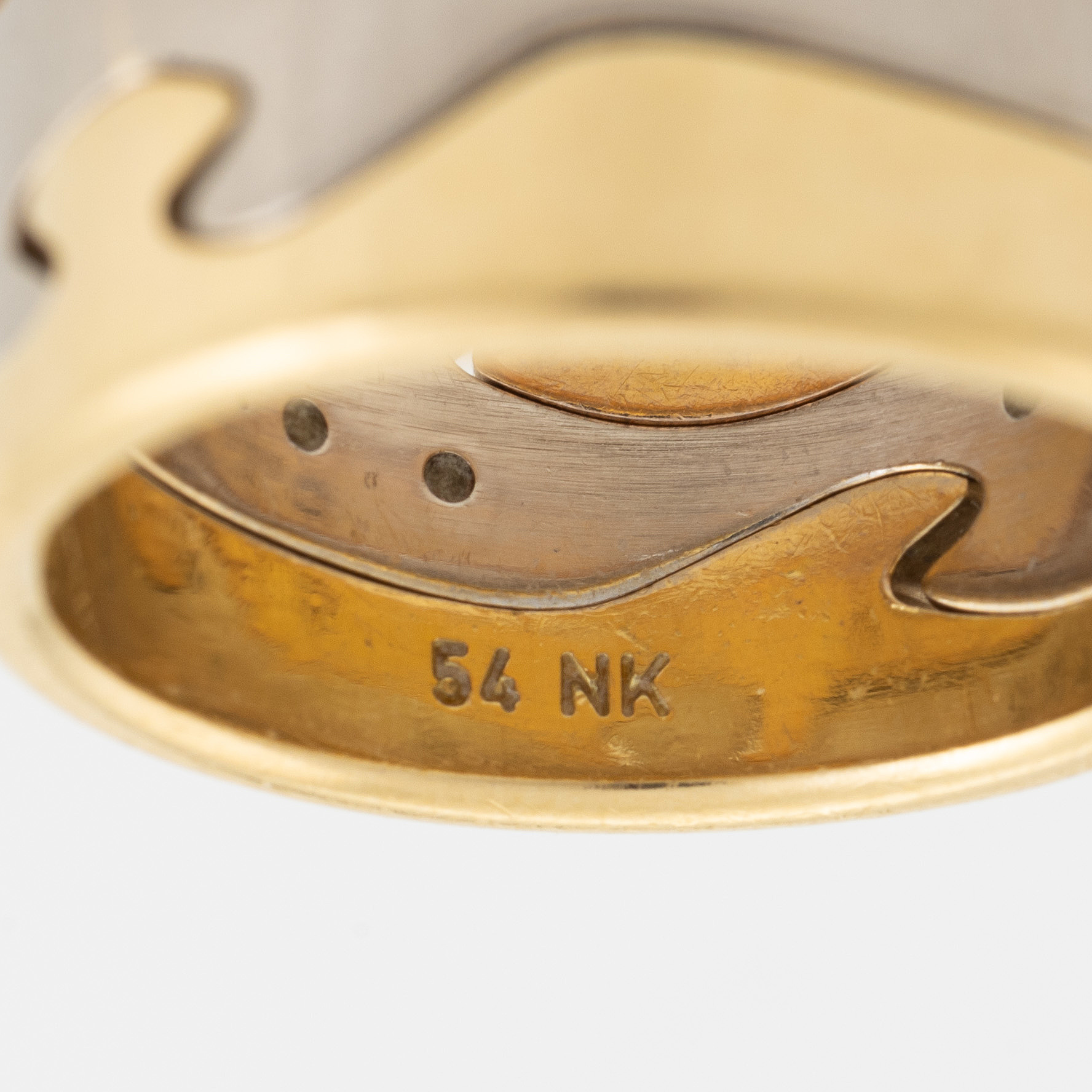 Georg Jensen, ringar 3 st, "Fusion" 18K guld i tre färger med ...