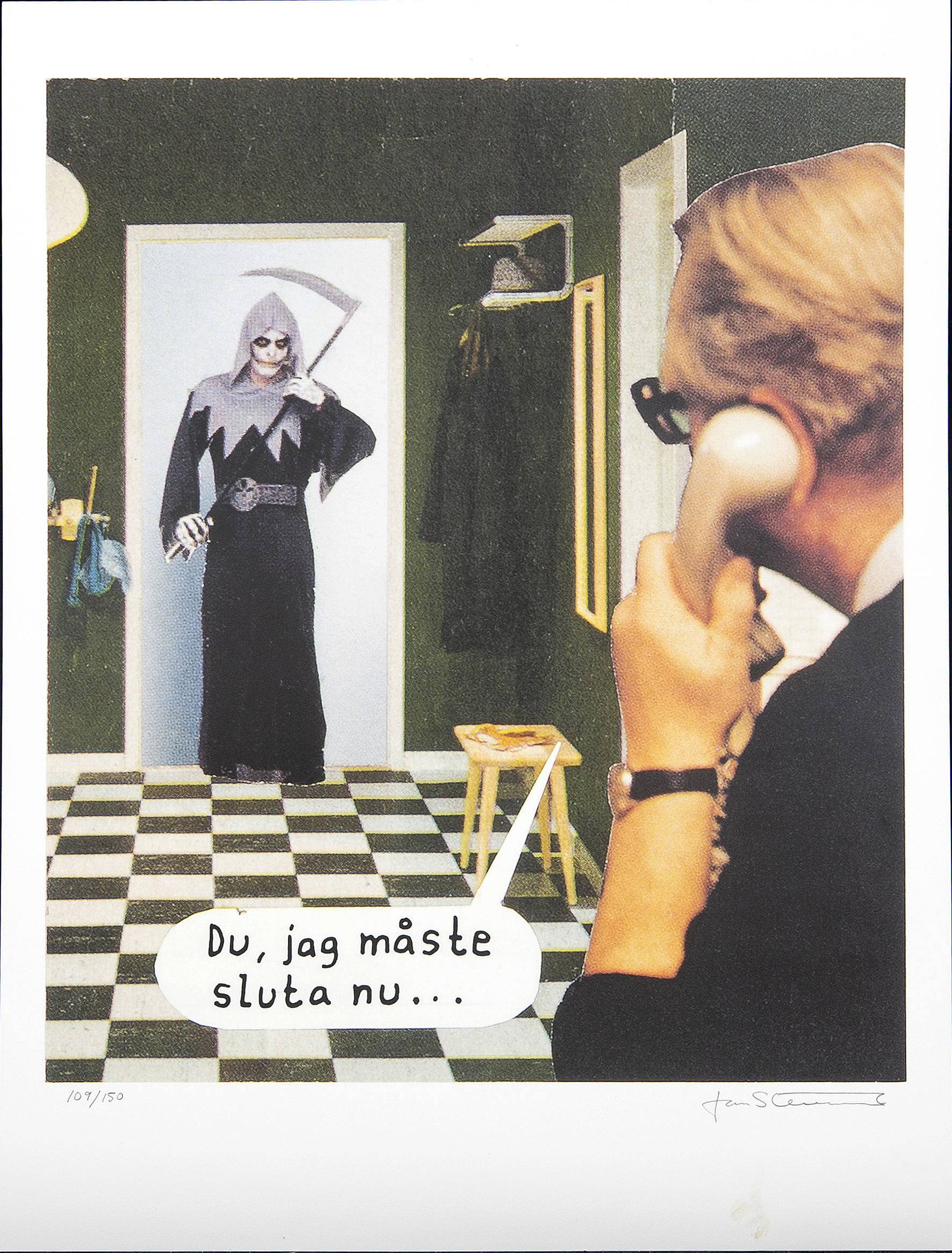 Jan Stenmark, färglitografi signerad och numrerad 109/150. - Bukowskis