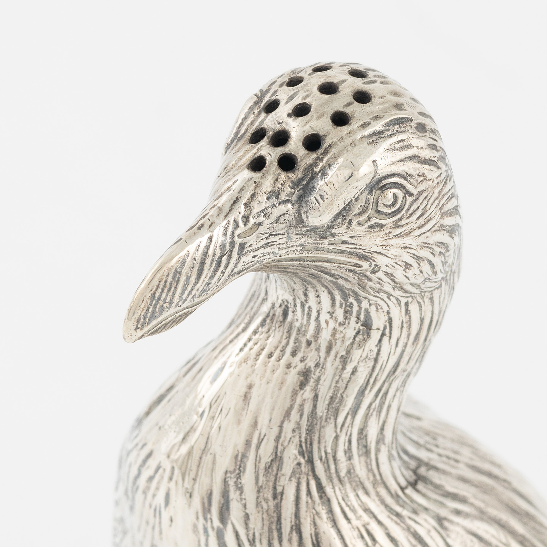 Sockerströare, sterlingsilver, fågel, 1900-tal. - Bukowskis