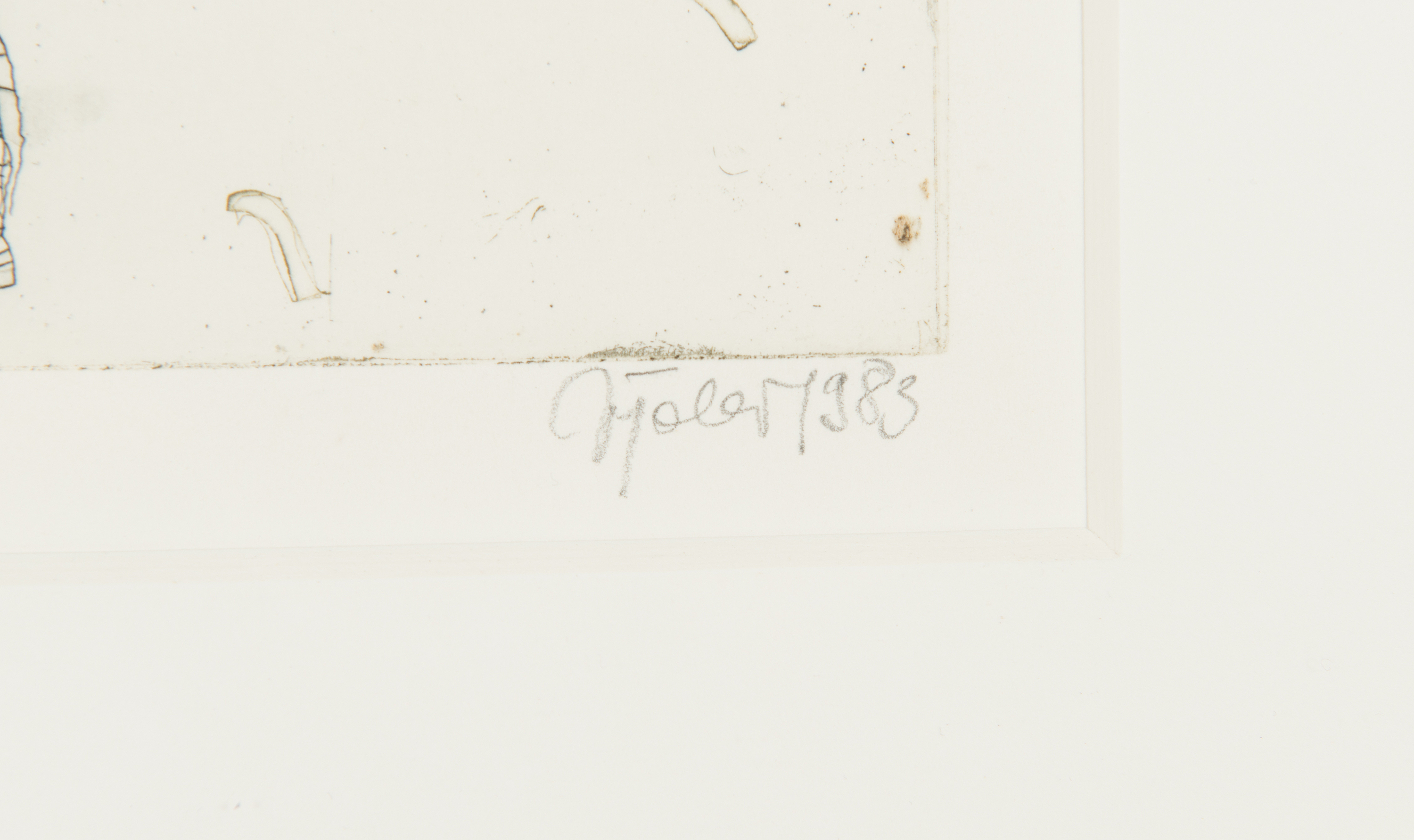 Vive Tolli, etching, singed and dated 1983, numbered 15/40. - Bukowskis