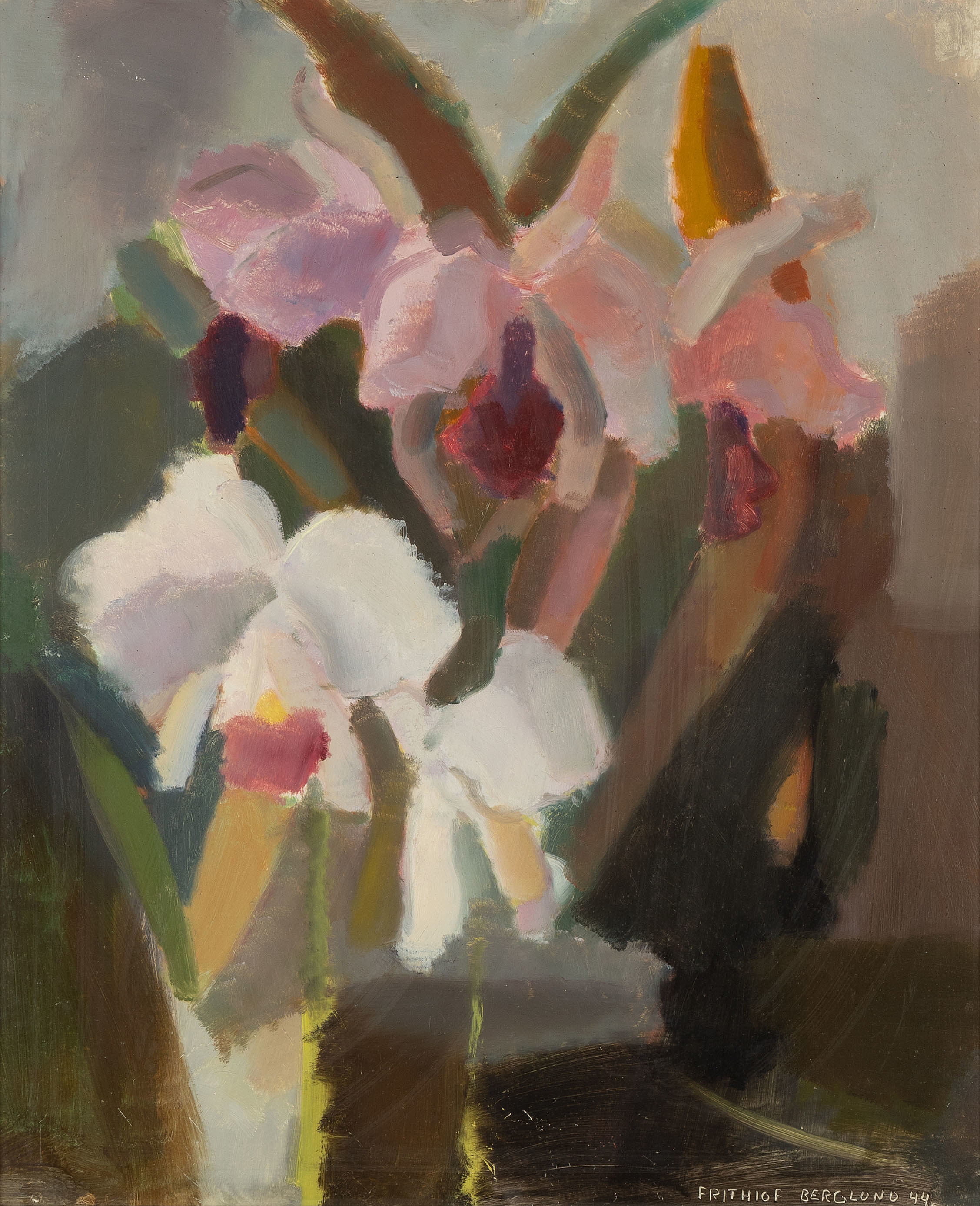 Frithiof Berglund, oil on panel, signed and dated -44. - Bukowskis