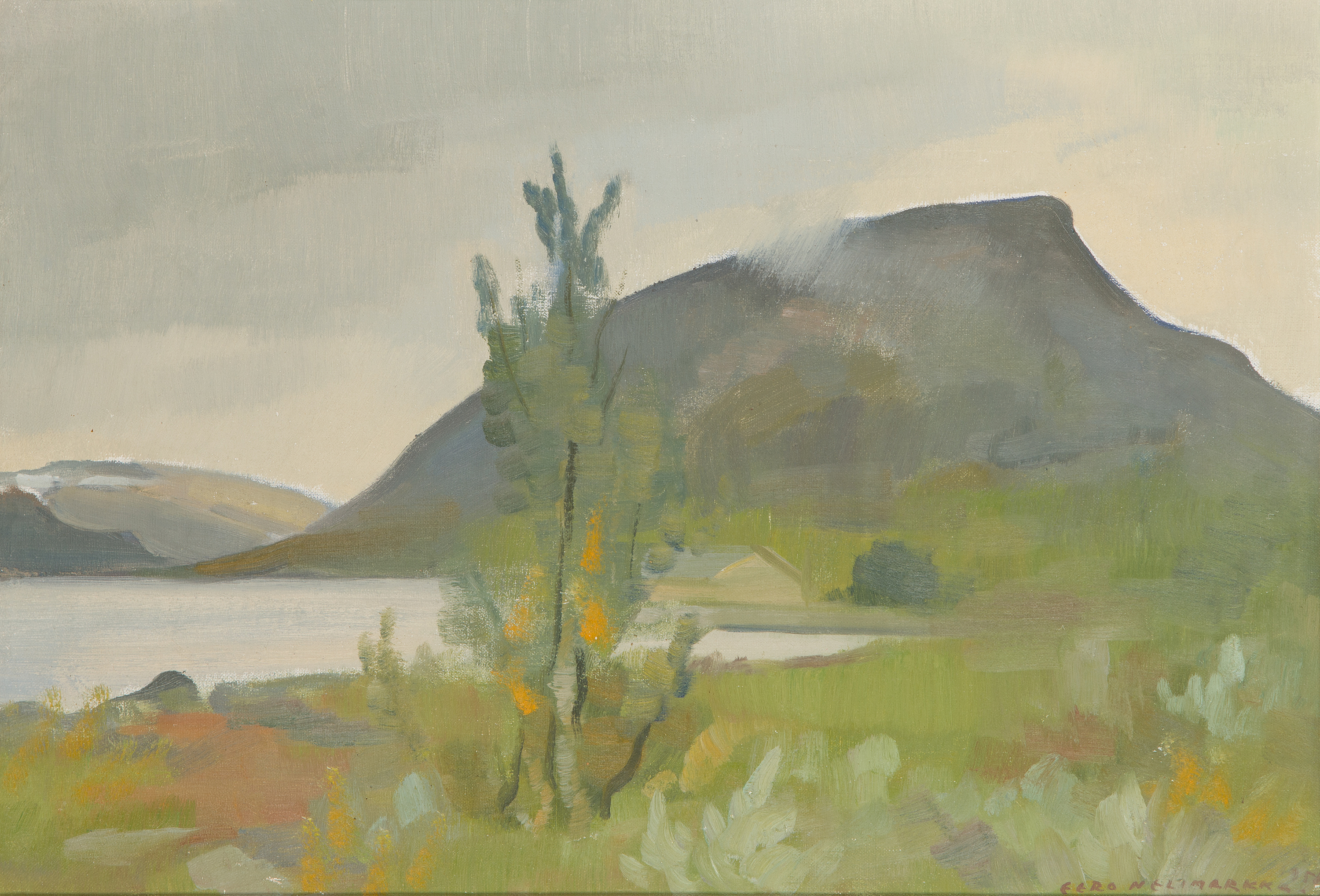 Eero Nelimarkka, oil on canvas, signed and unclearly dated. - Bukowskis