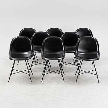Komplot Design, eight '3D Dining Chairs', Gubi, Denmark. - Bukowskis