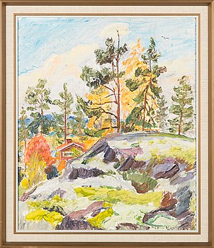 Tapio Haili, olja på duk, signerad och daterad -80. - Bukowskis