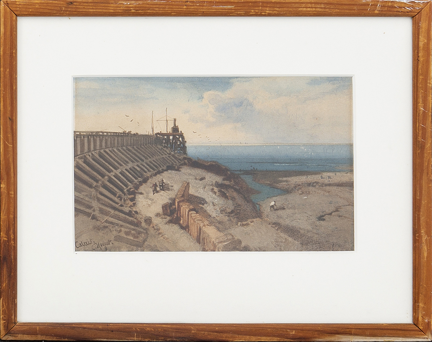 Charles Hoguet, watercolour signed. - Bukowskis