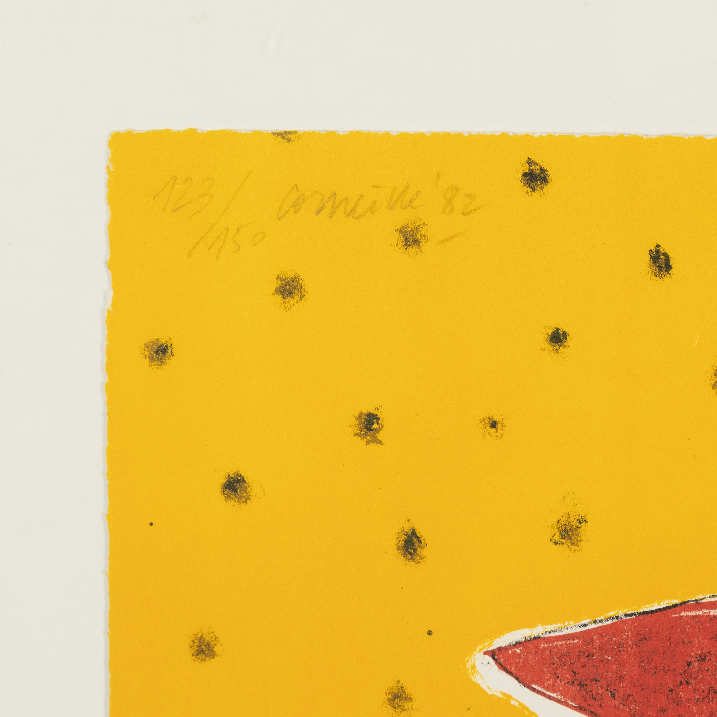 Beverloo Corneille, lithograph in colours, signed, dated '82 and ...