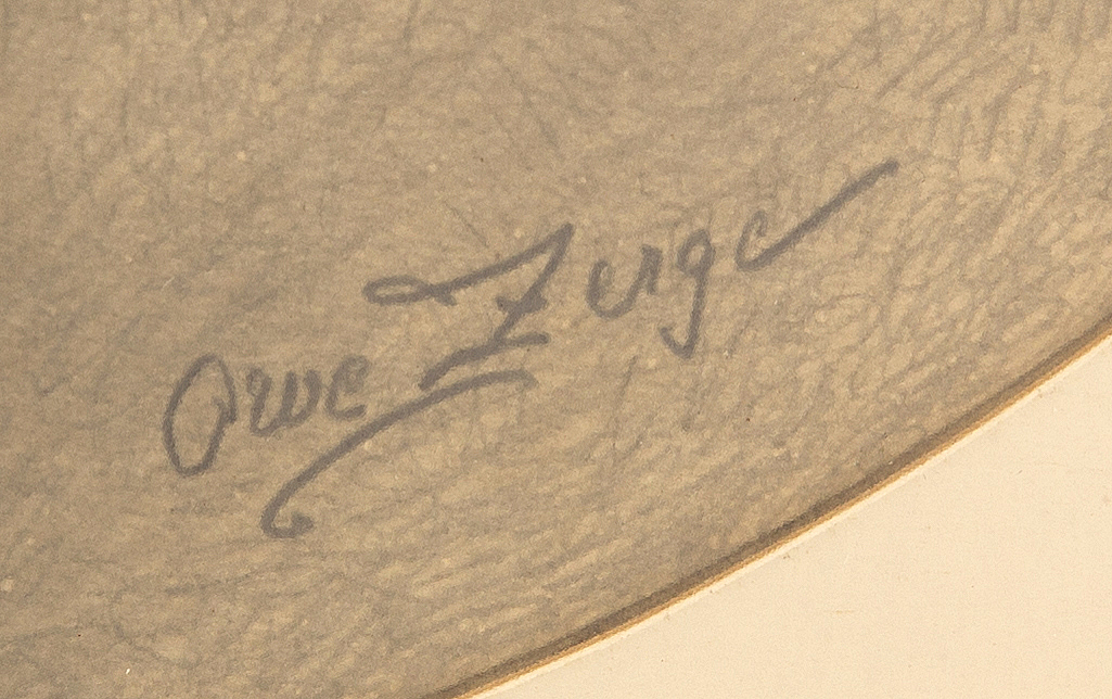 Owe Zerge, drawing signed. - Bukowskis