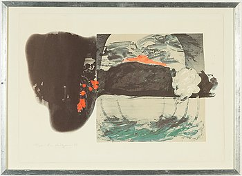 Ola Billgren, litograph in colours, signed and dated -83, numbered 155/ ...