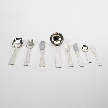 Wiwen Nilsson, bestick 48 dlr, silver, Lund 1950-1973. - Bukowskis
