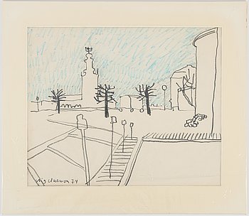 Stig Claesson, pastell, signerad och daterad -74. - Bukowskis