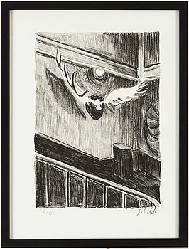 Morten Schelde, a litograph, signed 94/150. - Bukowskis