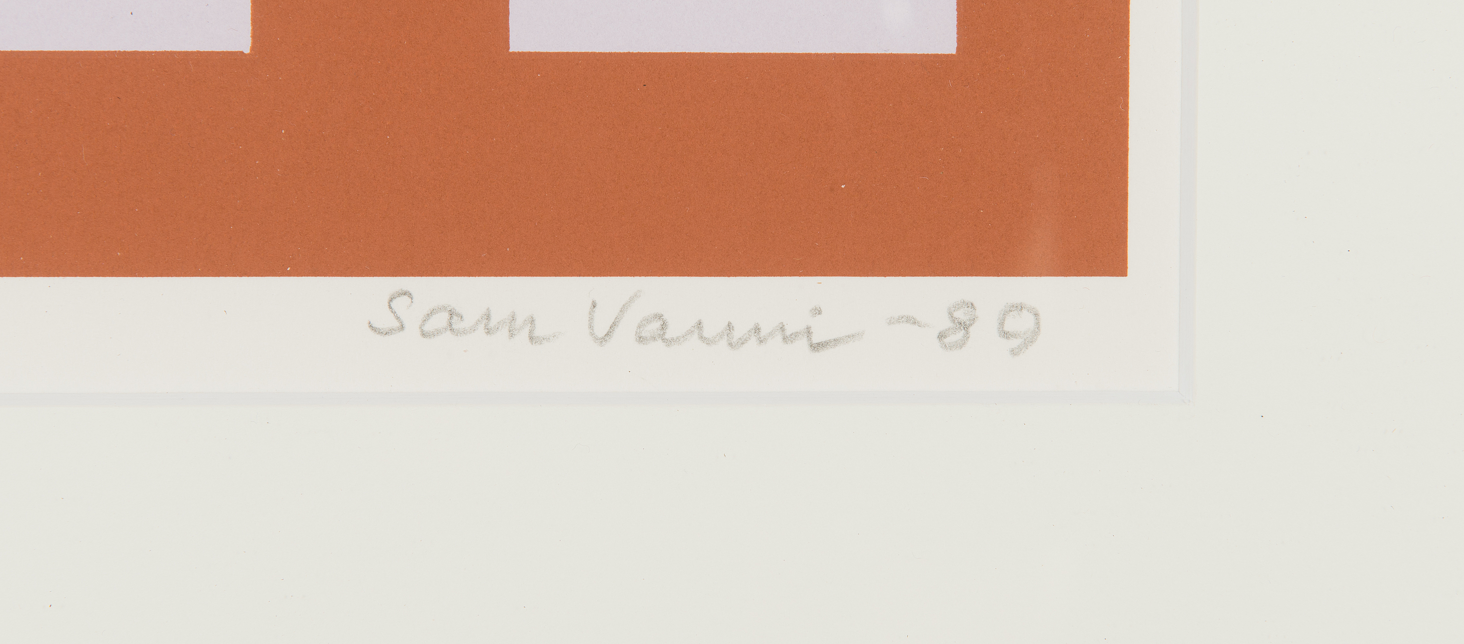 Sam Vanni, serigrafi, signerad och daterad -89, numrerad V/XXV. - Bukowskis