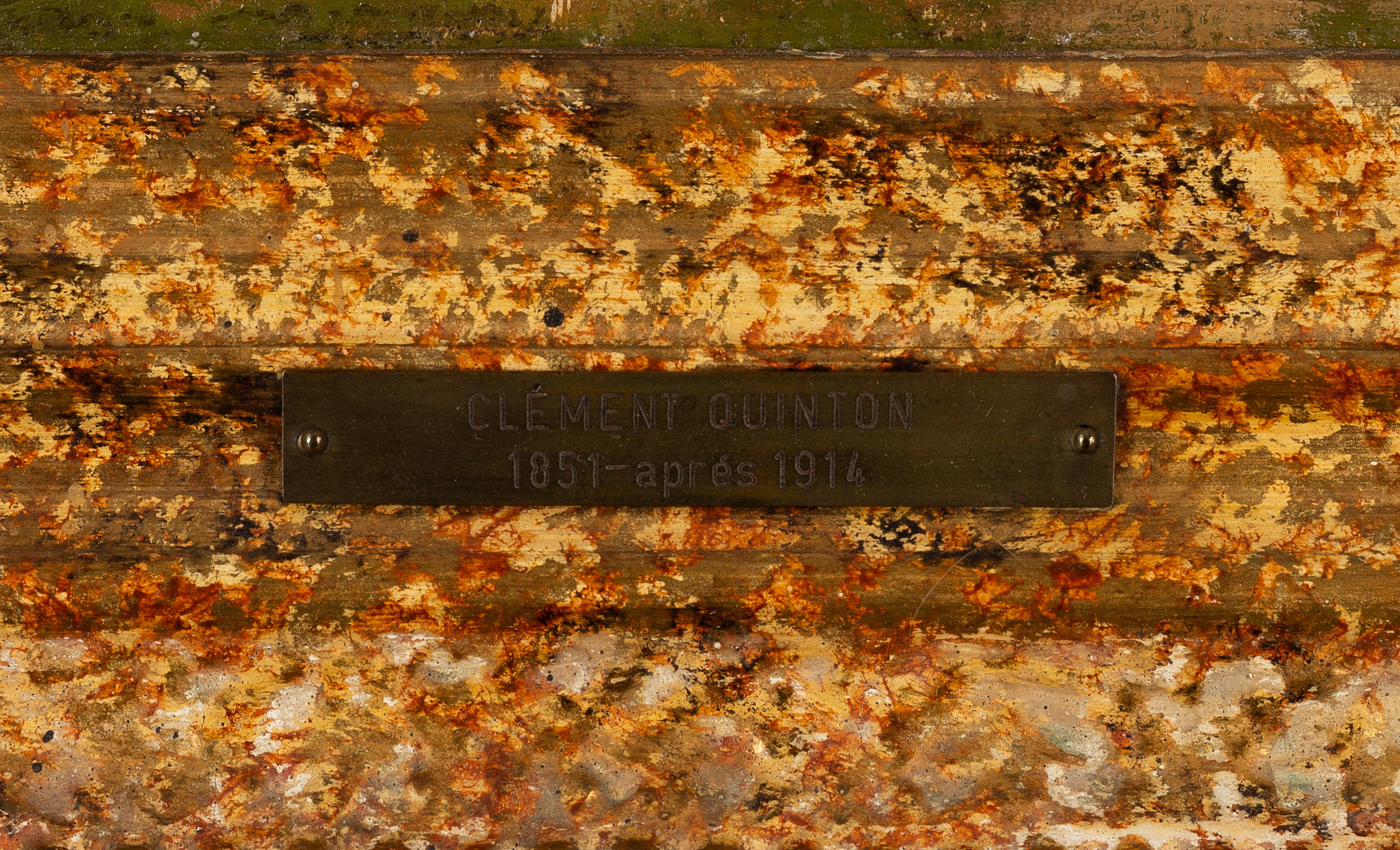 Clément Quinton, oil on canvas, signed. - Bukowskis