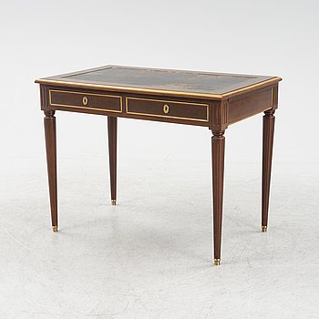 A Louis XVI style mahogany desk, 20th Century. - Bukowskis