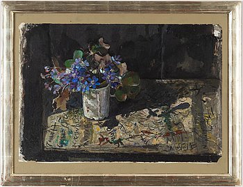 Nisse Zetterberg, gouache & akvarell, signerad och daterad 1974 ...