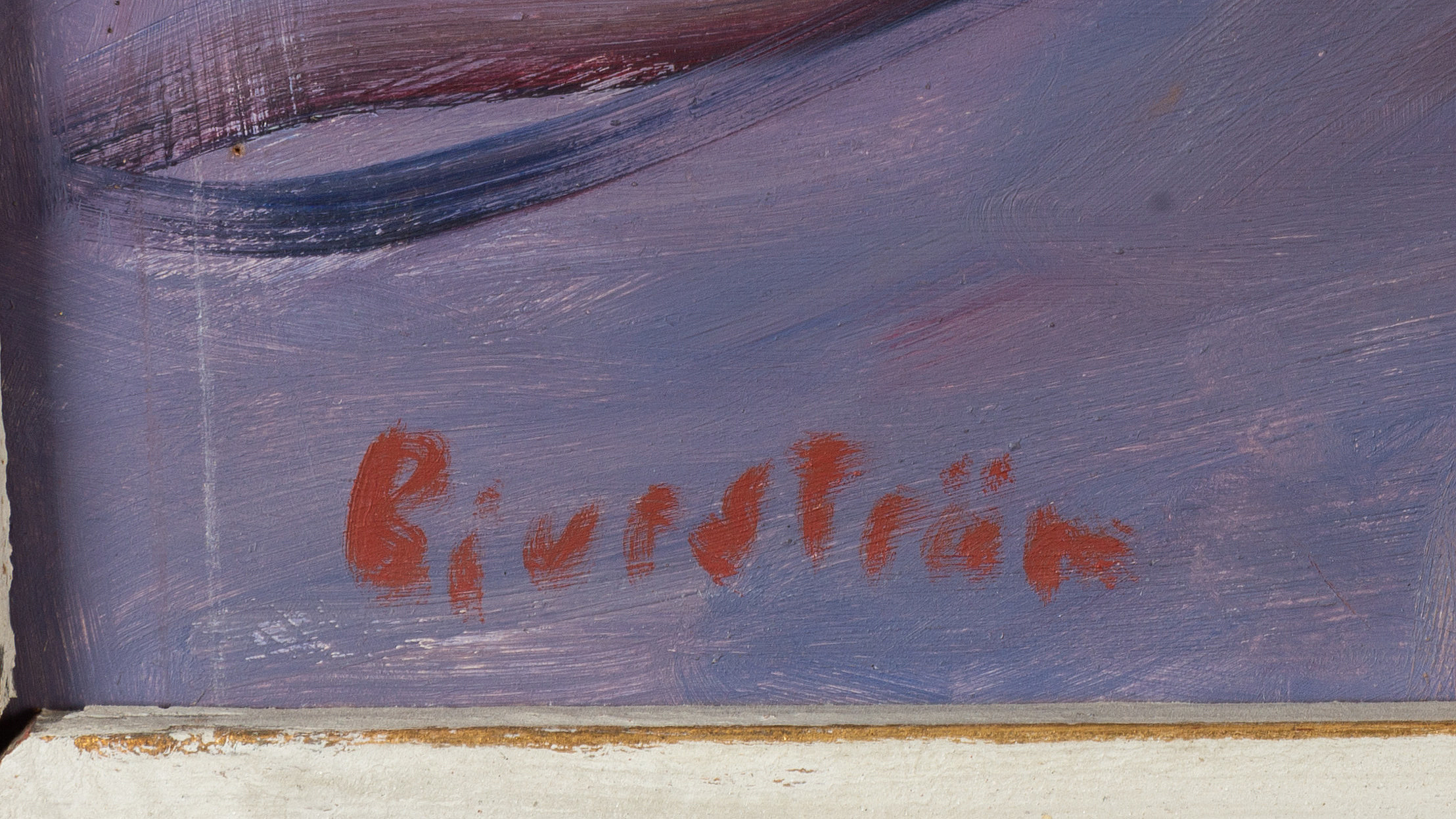 Tor Bjurström, olja på pannå, signerad. - Bukowskis