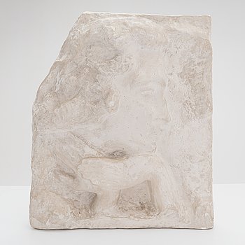 Wäinö Aaltonen, relief, plaster, signed and dated 1921. - Bukowskis