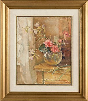 Greta Schalin, olja på duk, signerad och daterad -55. - Bukowskis