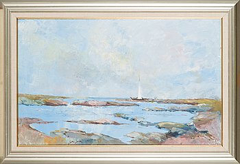 Olli Joki, olja på duk, signerad. - Bukowskis