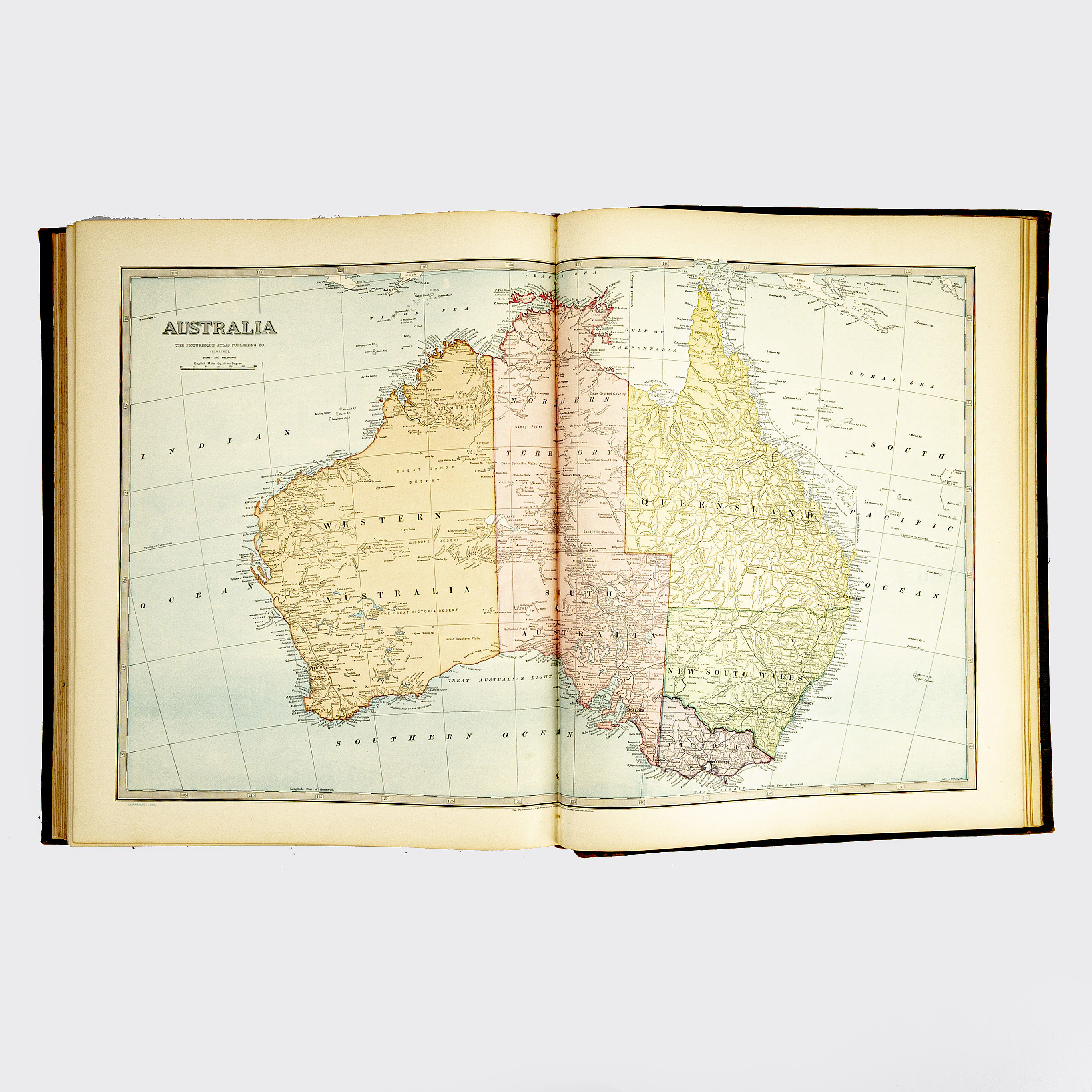 Andrew Garran 'Picturesque atlas of Australasia', förstaupplagan, tre ...