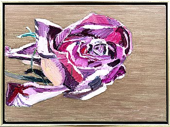 Inge Ellegaard, oil on canvas signed and dated 2000. - Bukowskis