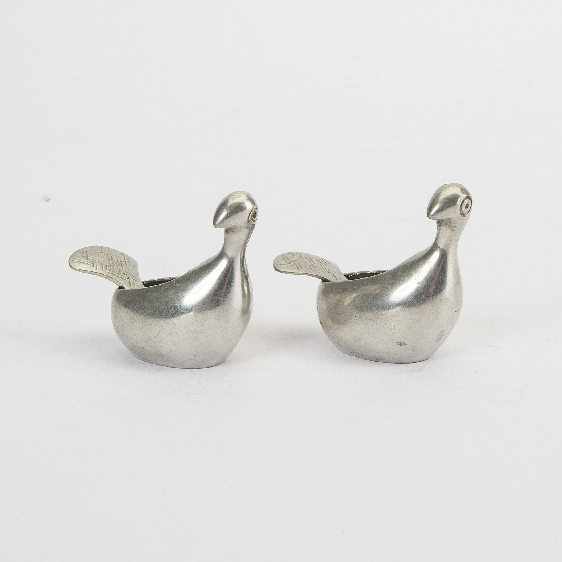 Lars Pirak, a par of pewter salters "Kirun" later part of the 20th ...