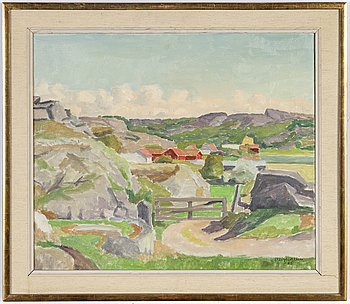 Elis Wallin, oil on canvas, signed and dated 1965. - Bukowskis