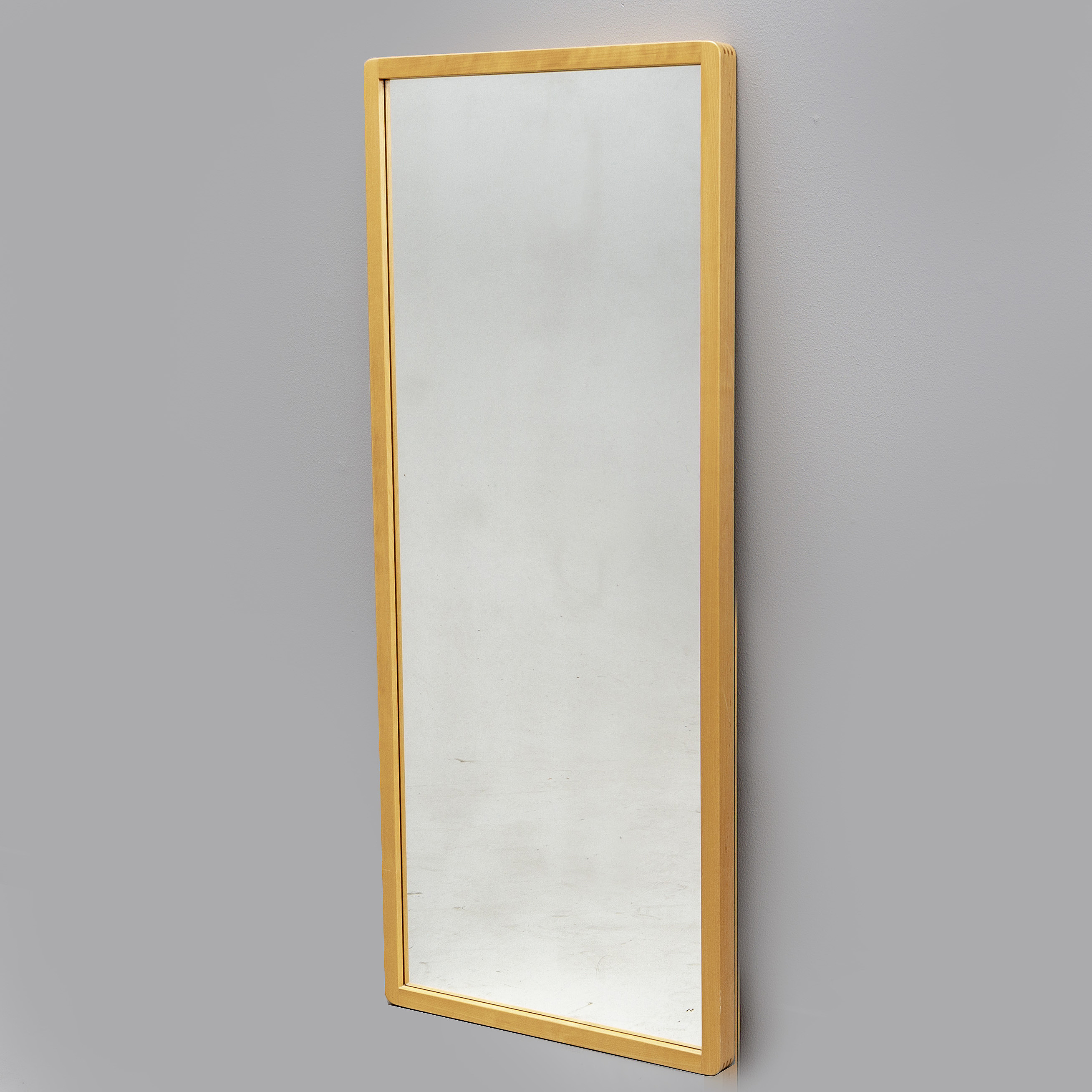 Alvar Aalto, birch mirror 21st c entury. - Bukowskis