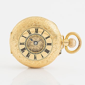 Pocket watch, 18K gold, 32 mm. - Bukowskis