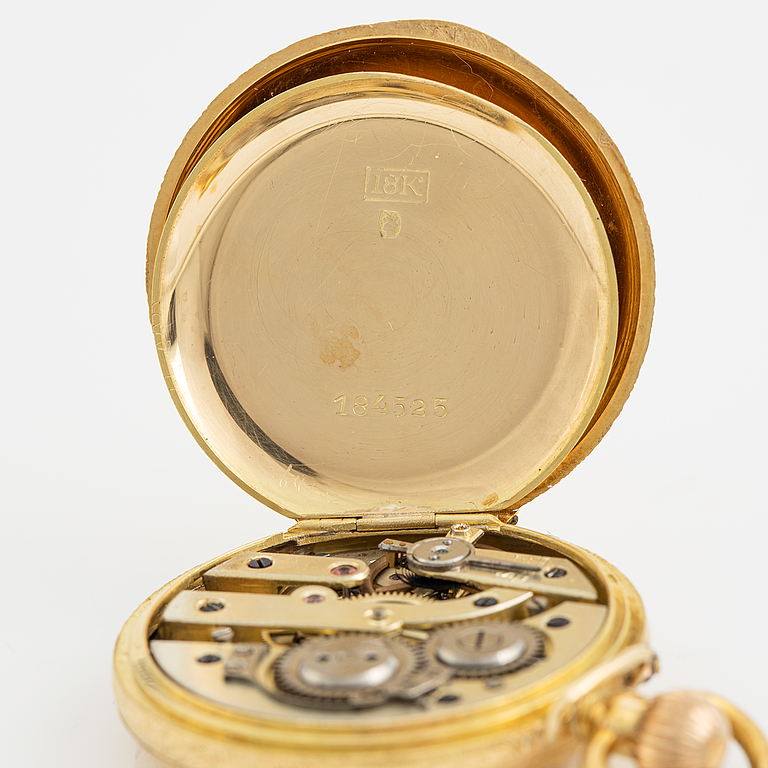 Pocket watch, 18K gold, 32 mm. - Bukowskis