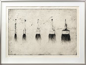Jim Dine, etching signed dated and nubmered 1973 7/75. - Bukowskis