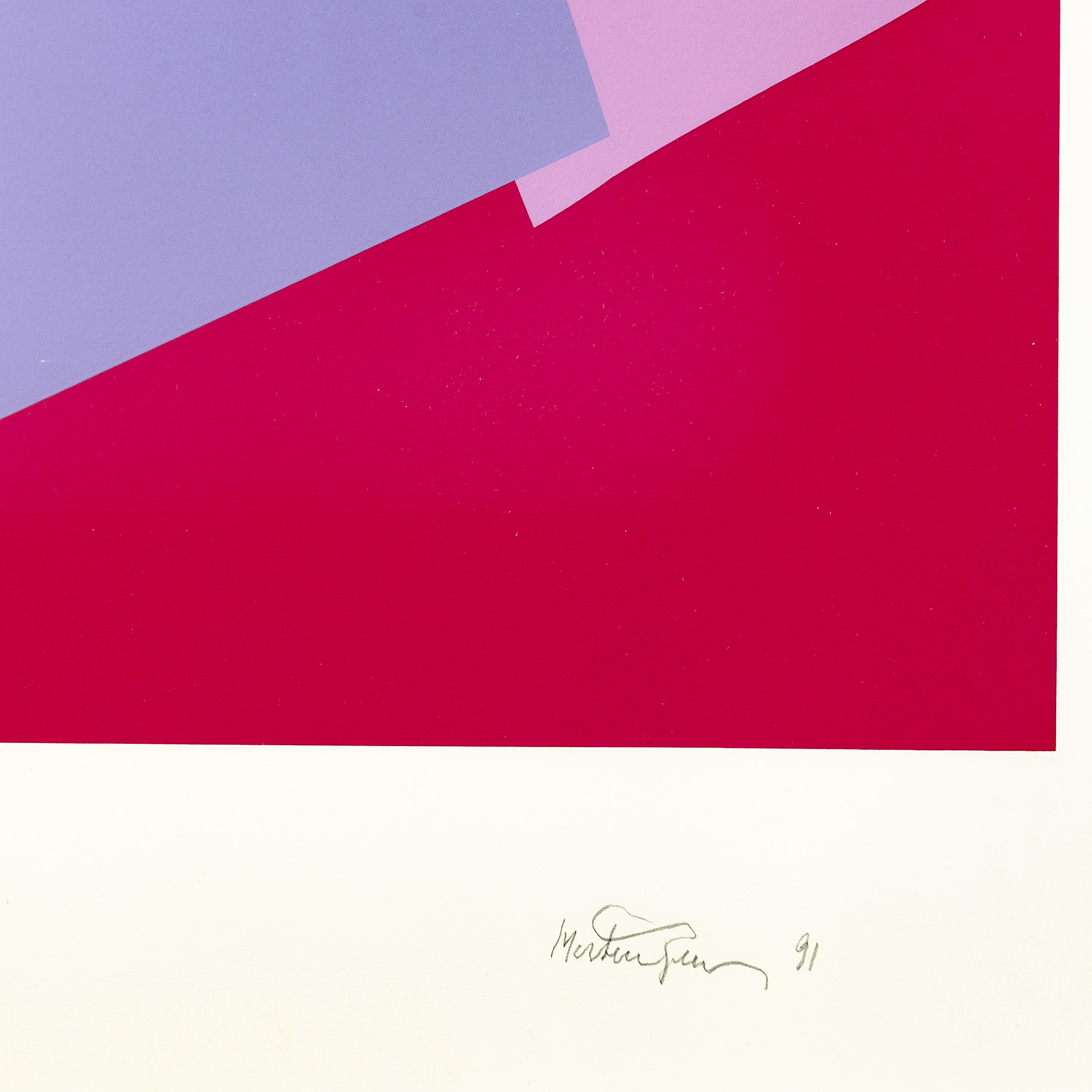 Richard Mortensen, färgserigrafi, signerad daterad och numrerad 91 13/ ...