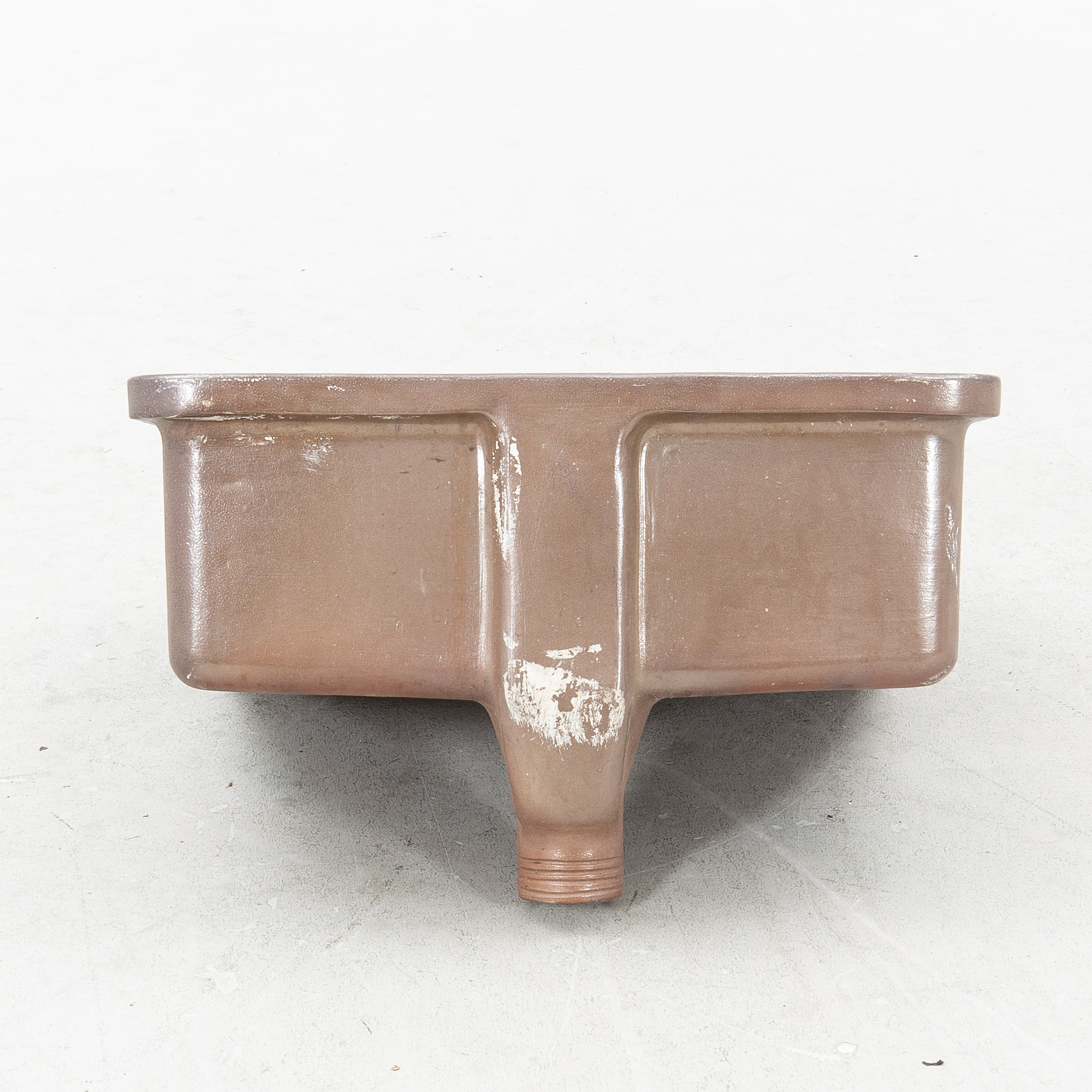 Handfat/vask, saltglaserat stengods, V50, Höganäs. - Bukowskis