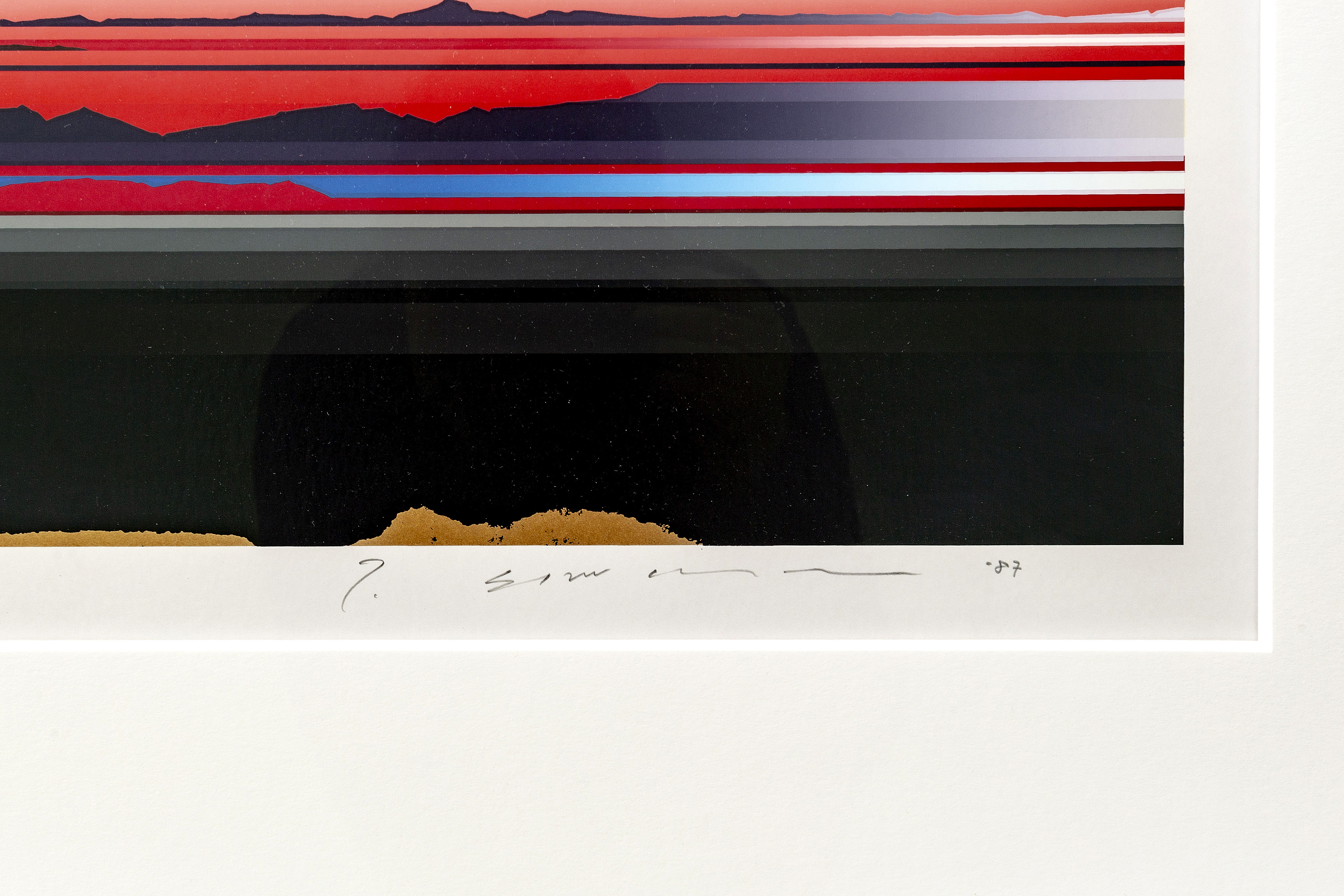 Tetsuro Sawada, färglitografier 3 st signerade daterade och numrerade ...