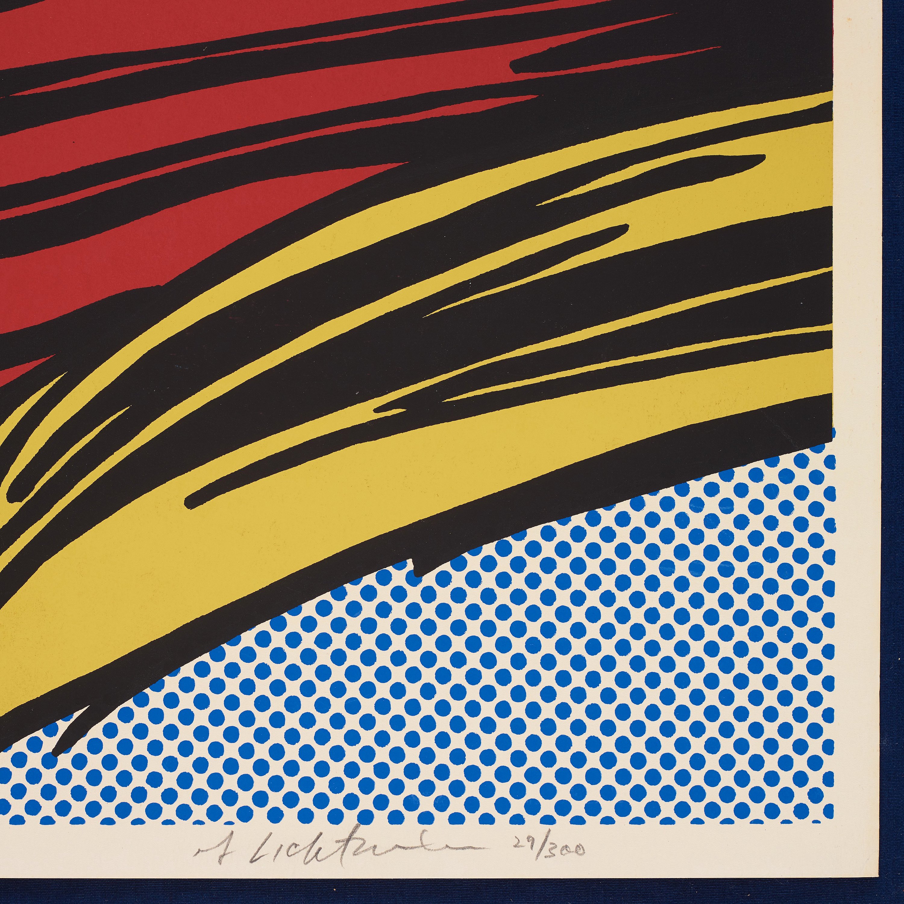 Roy Lichtenstein, "Brushstrokes". - Bukowskis