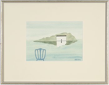 Stellan Mörner, akvarell, signerad Mörner. - Bukowskis