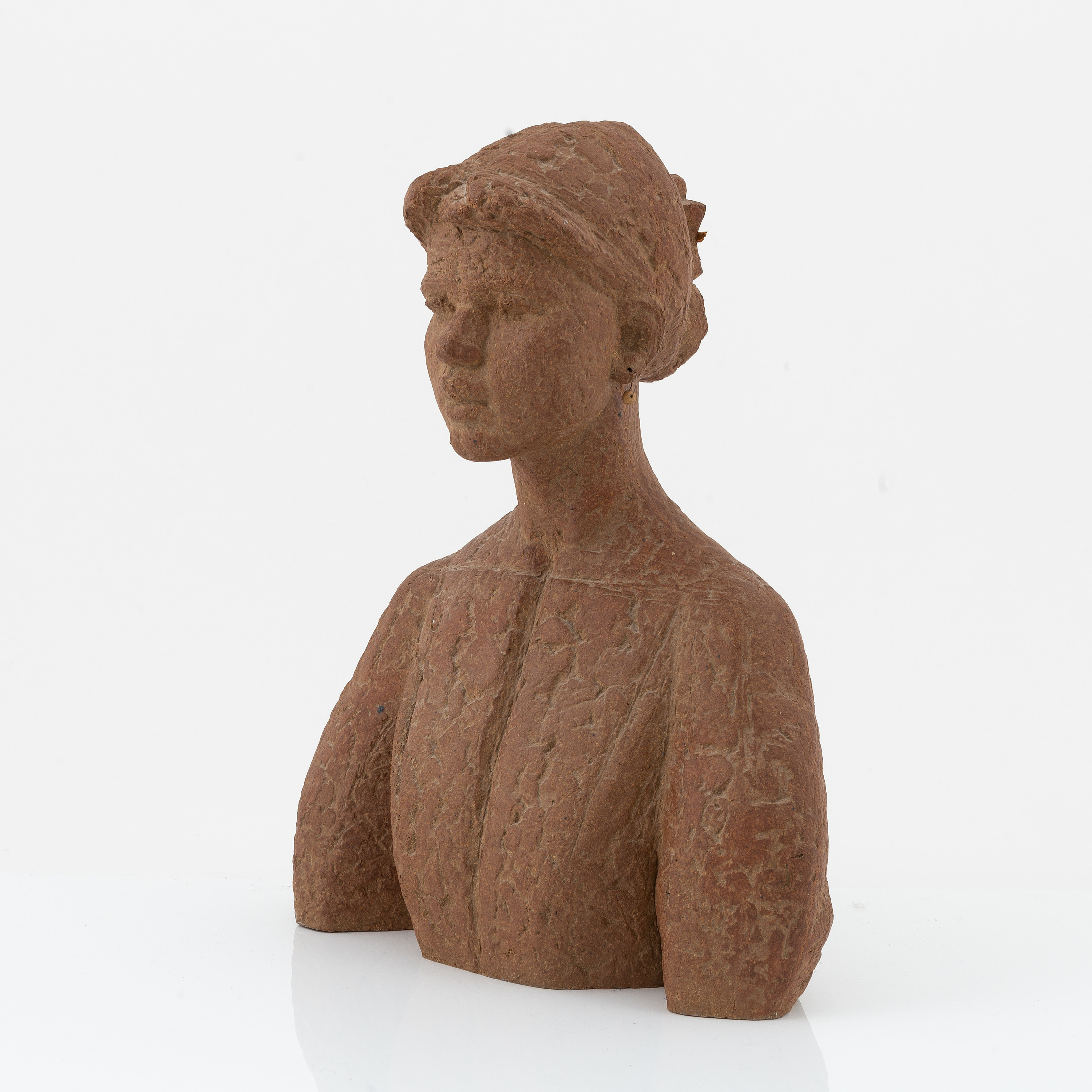 Liss Eriksson, a terracotta sculpture, signed and numbered XIII/XXXV ...
