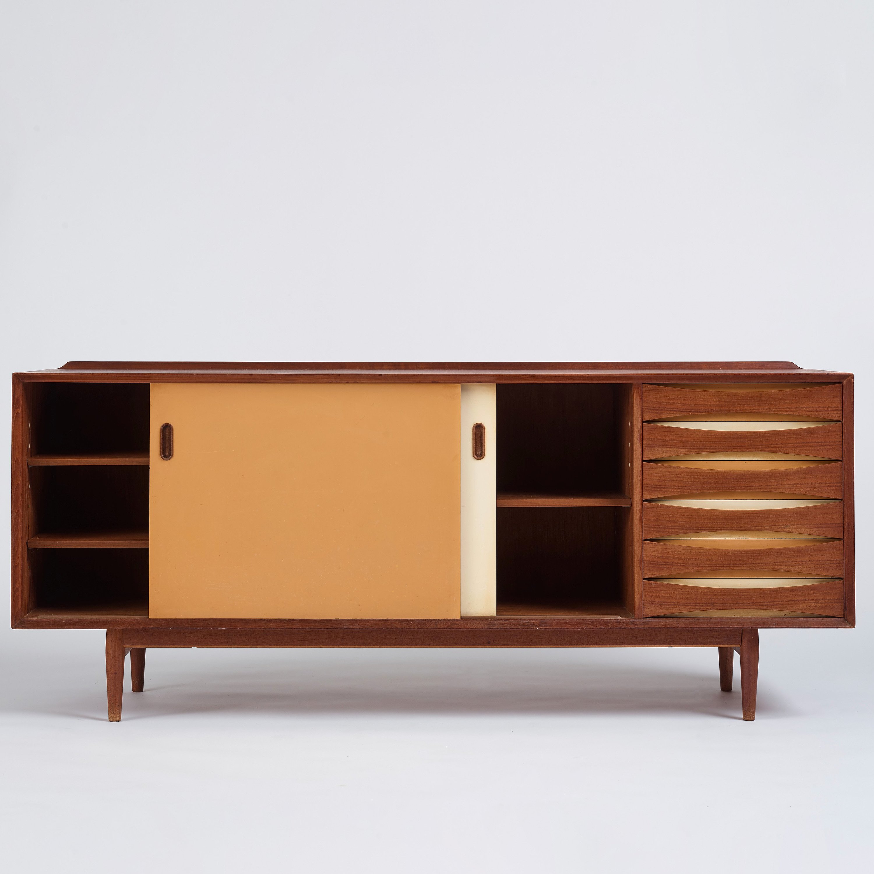 Arne Vodder, a teak sideboard, model 29, Sibast Møbler Denmark 1950-60 ...