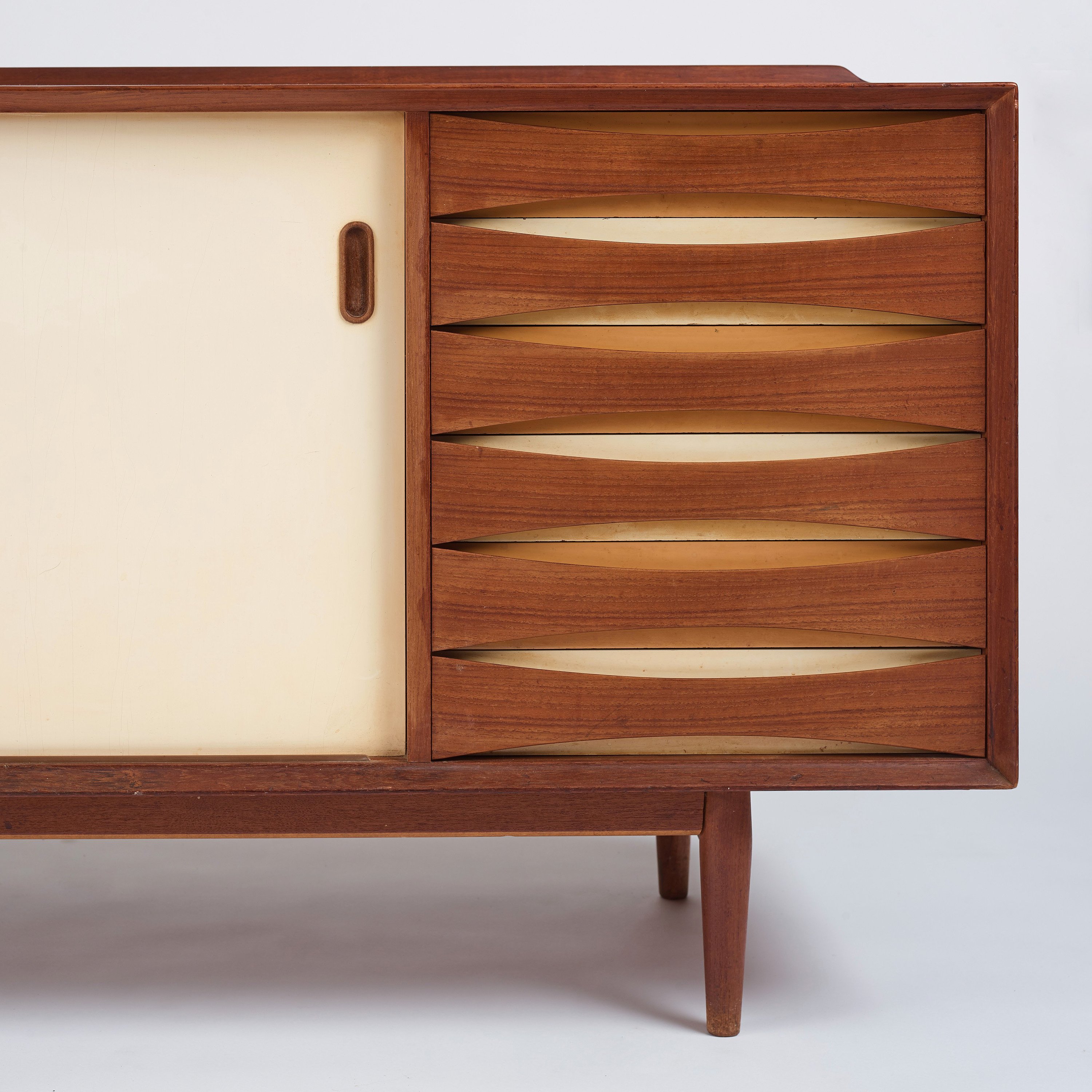 Arne Vodder, a teak sideboard, model 29, Sibast Møbler Denmark 1950-60 ...