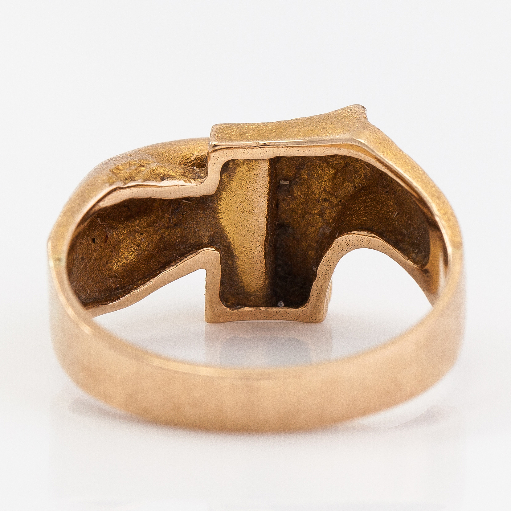 Björn Weckström, Ring "Corrida", 14K guld, zoisit. Lapponia 1982 ...