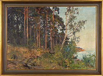 Gottfrid Kallstenius, oil on canvas, signed and dated -34. - Bukowskis
